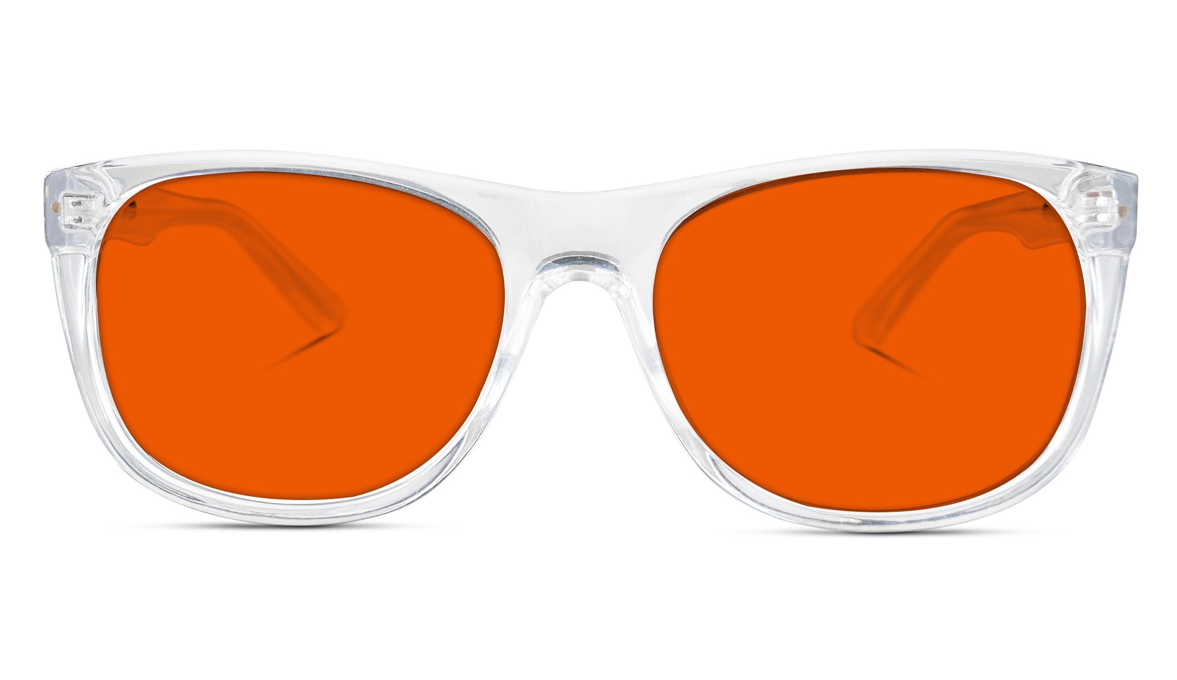 Kids Blue Light Blocking Glasses - Red Lens - Crystal | BlockBlueLight