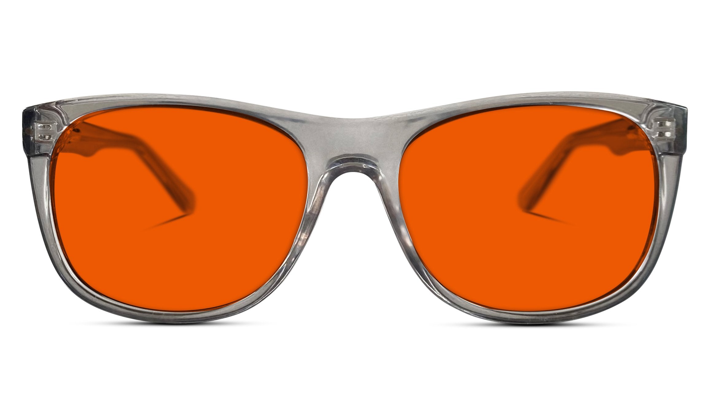 Kids Blue Light Blocking Glasses - Red Lens - Grey | BlockBlueLight